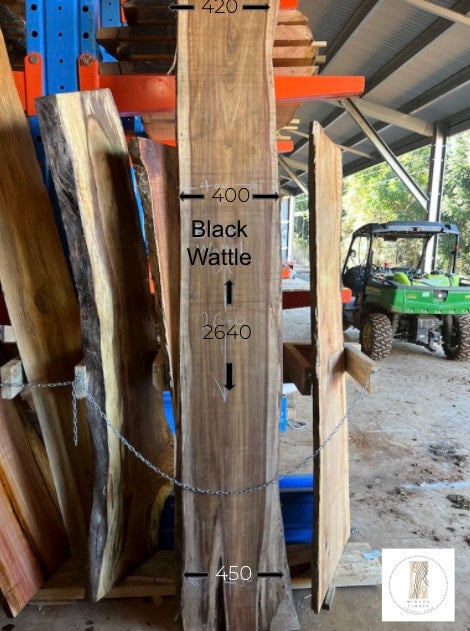 Black Wattle June 23 - slabs | minyon Timber